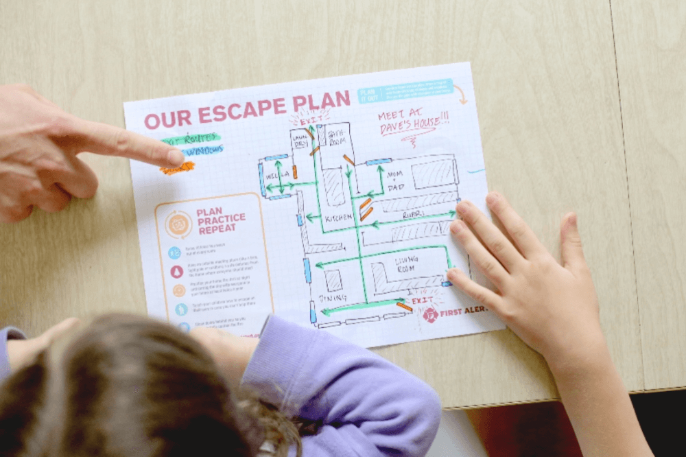 Emergency Escape Route Plan | Family Fire Escape Plan at Home