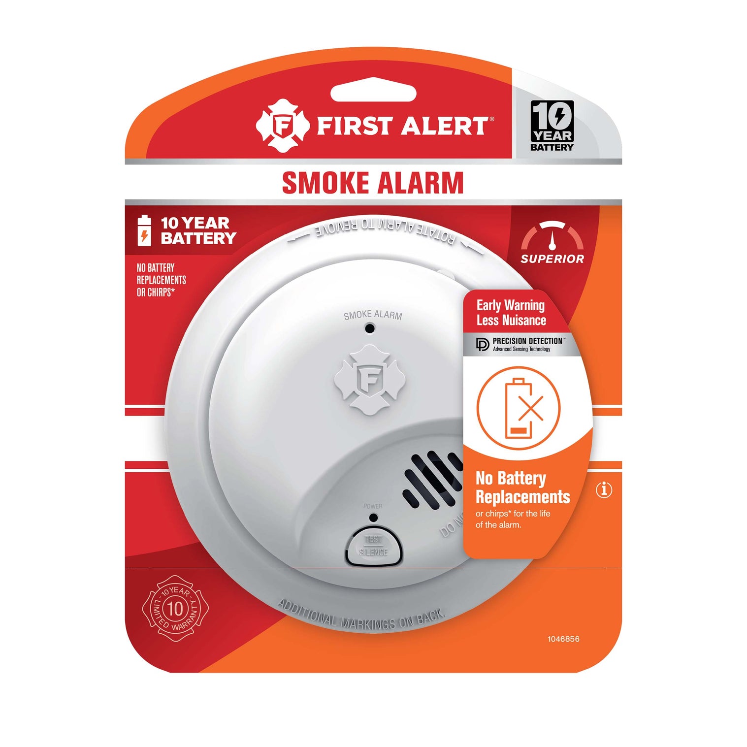 10-Year Battery Smoke Alarm | SMI110